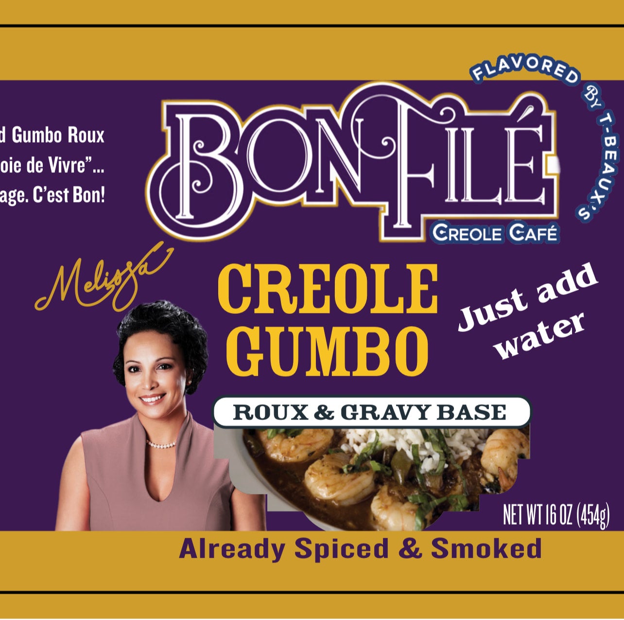 Bon File Creole Seasoned Gumbo Roux & Gravy Base | BON FILE CREOLE CAFE ...